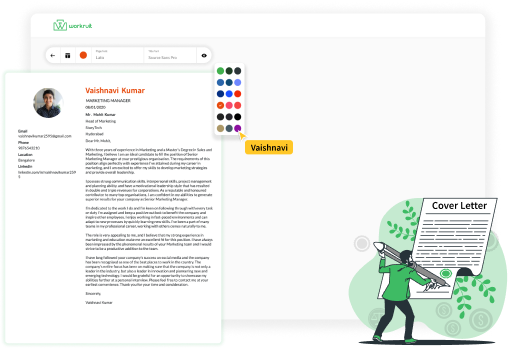 Cover Letter Maker Online - Get Noticed by Employers | Workruit
