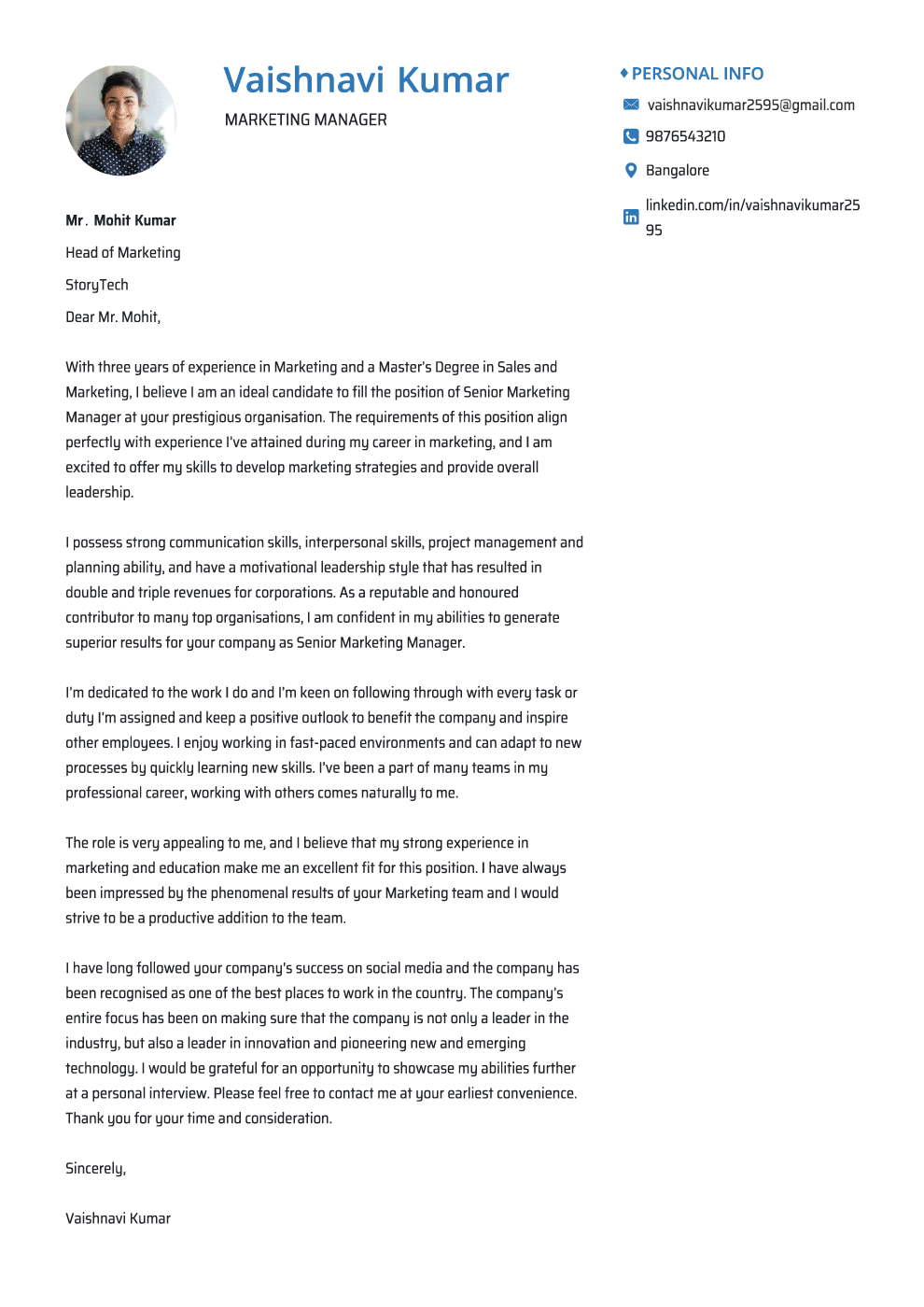 Free Winning Cover Letter Templates for Job Seekers | Workruit